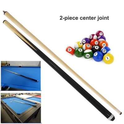 57" 2 Piece Wooden Stick Pool Billiard Bridge Stick Billiard House Cue ...
