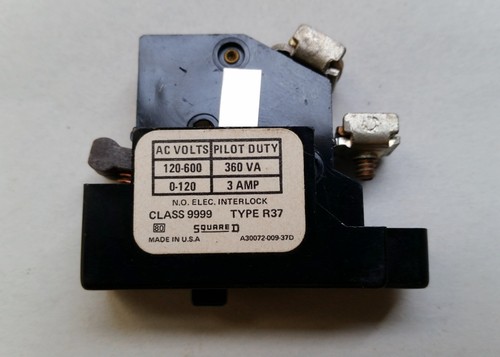 Square D 53076 Electrical Interlock Type R37 Class 9999 | eBay