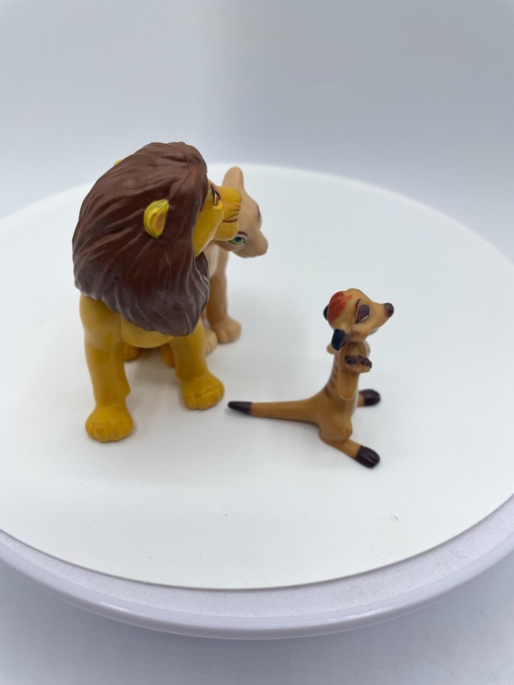 Vintage Disney World The Lion King Simba Nala and Timon PVC Figures Lot ...