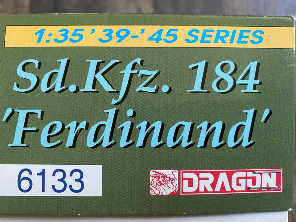 Dragon 1:35 Sd.Kfz. 184 FERDINAND Tank Destroyer Plastic Model Kit ...