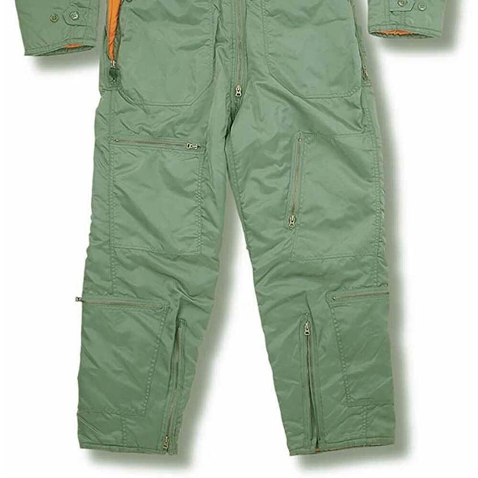 Flying Suit Padded Flight Pilot Insulated Aviator Army Air Force Zip ...