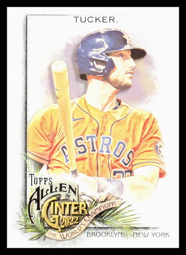 2022 Topps Allen & Ginter 204 Kyle Tucker Houston Astros Baseball Card ...