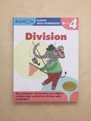 Kumon Math Workbook Division Grade 4 | eBay