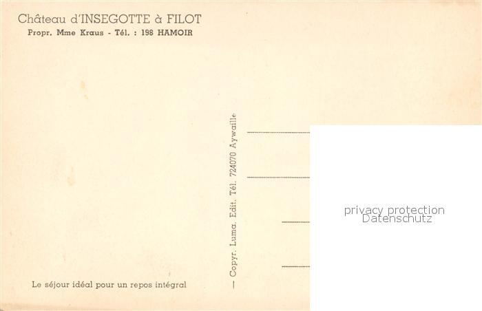 73525403 Filot Chateau d Insegotte | eBay