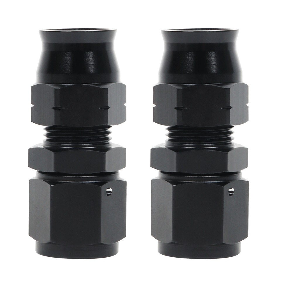 6AN AN6 Female Flare to 3/8" Compression Hardline Fitting Aluminum ...