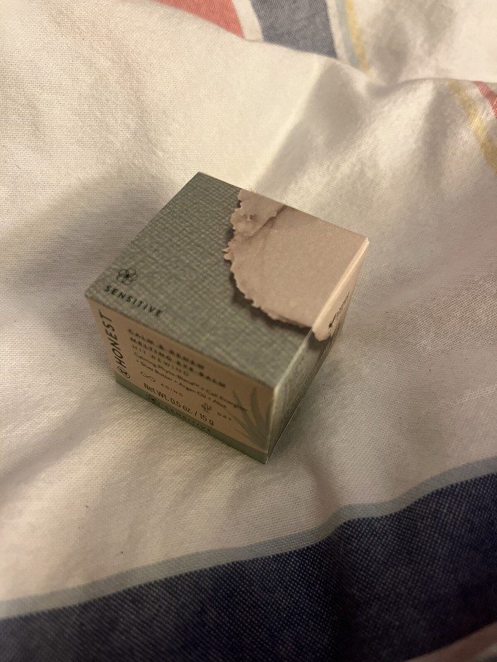 Honest Beauty CALM & RENEW MELTING EYE BALM - Full Size-New in Box ...