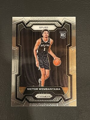 2023-24 Panini Prizm Victor Wembanyama Base Rookie Card #136 Wemby | eBay