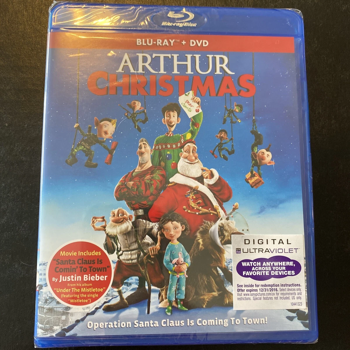 Arthur Christmas Blu Ray