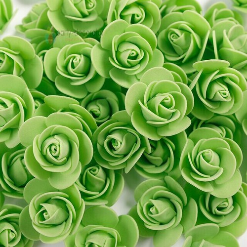 500 Foam Mini Roses WHOLESALE Heads Buds Small Flowers Wedding Home ...