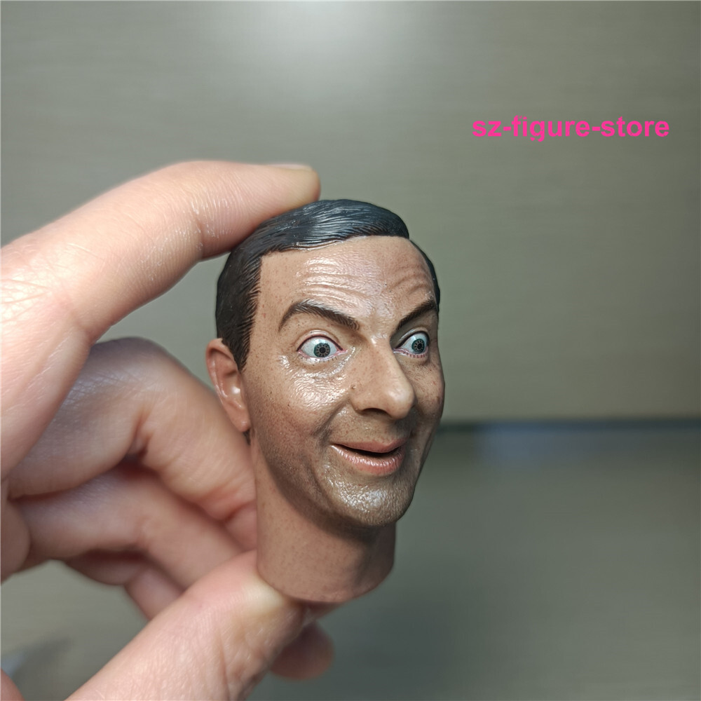 1:6 Funny Rowan Atkinson Head Sculpt Carved Fit 12" Male Action Figure ...