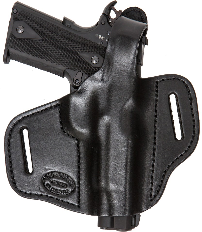 On Duty Conceal RH LH OWB Leather Gun Holster For Springfield 1911 5" w ...