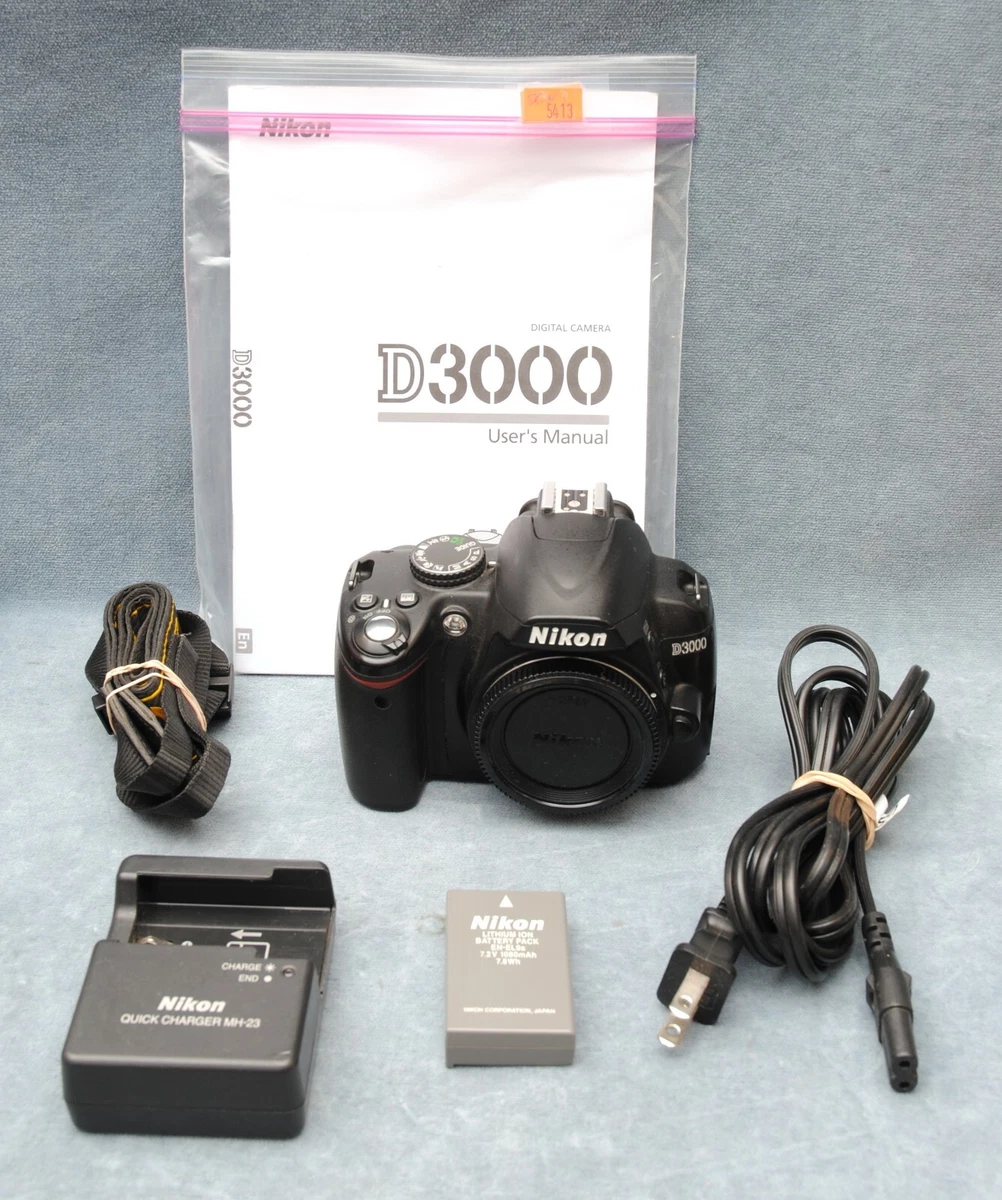 Nikon D3000 Camera Manual