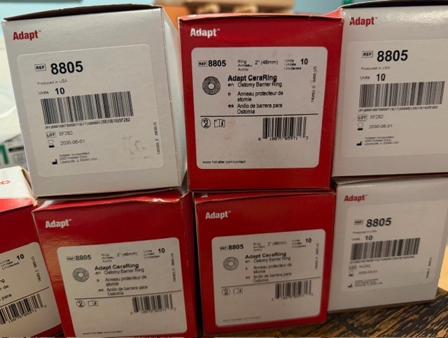 7 BOXES/10 (70 UNITS) 8805 ADAPT CERA RING OSTOMY BARRIER RING ...