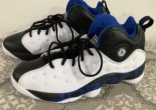 Nike Air Jordan Jumpman Team White Royal Blue Black Men's Shoes DZ7294 ...