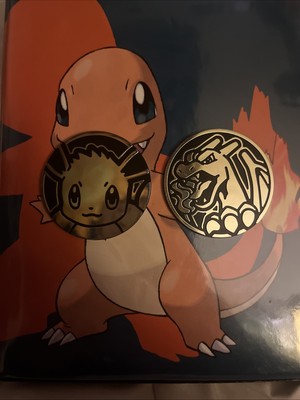 Eevee & Charizard Pokemon TCG Bug Coins | eBay