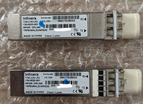 TESTED! INFINERA TOM-2.5G-LR2 130-0032-001 WMOTB38 MAA SFP 2.5G LR2 ...