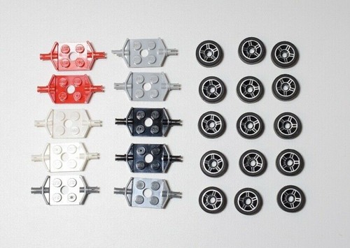Lego 50944 6157 Wheels Tires Axles Pack of 4 | eBay