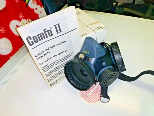 NEW! Comfo II Respirator Facepiece Black/Small Half Mask P/N 465825 For ...
