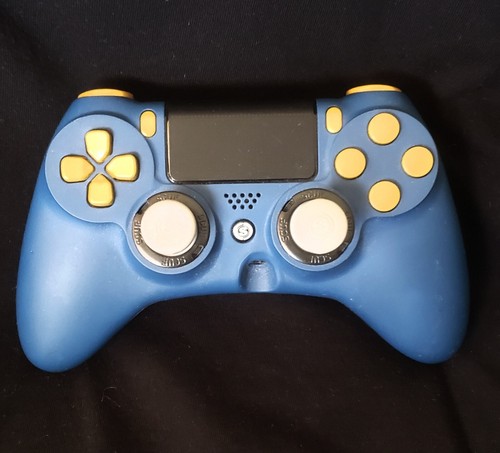 PS4 SCUF Impact Blue/Gold DualShock 4 Wireless Controller | eBay