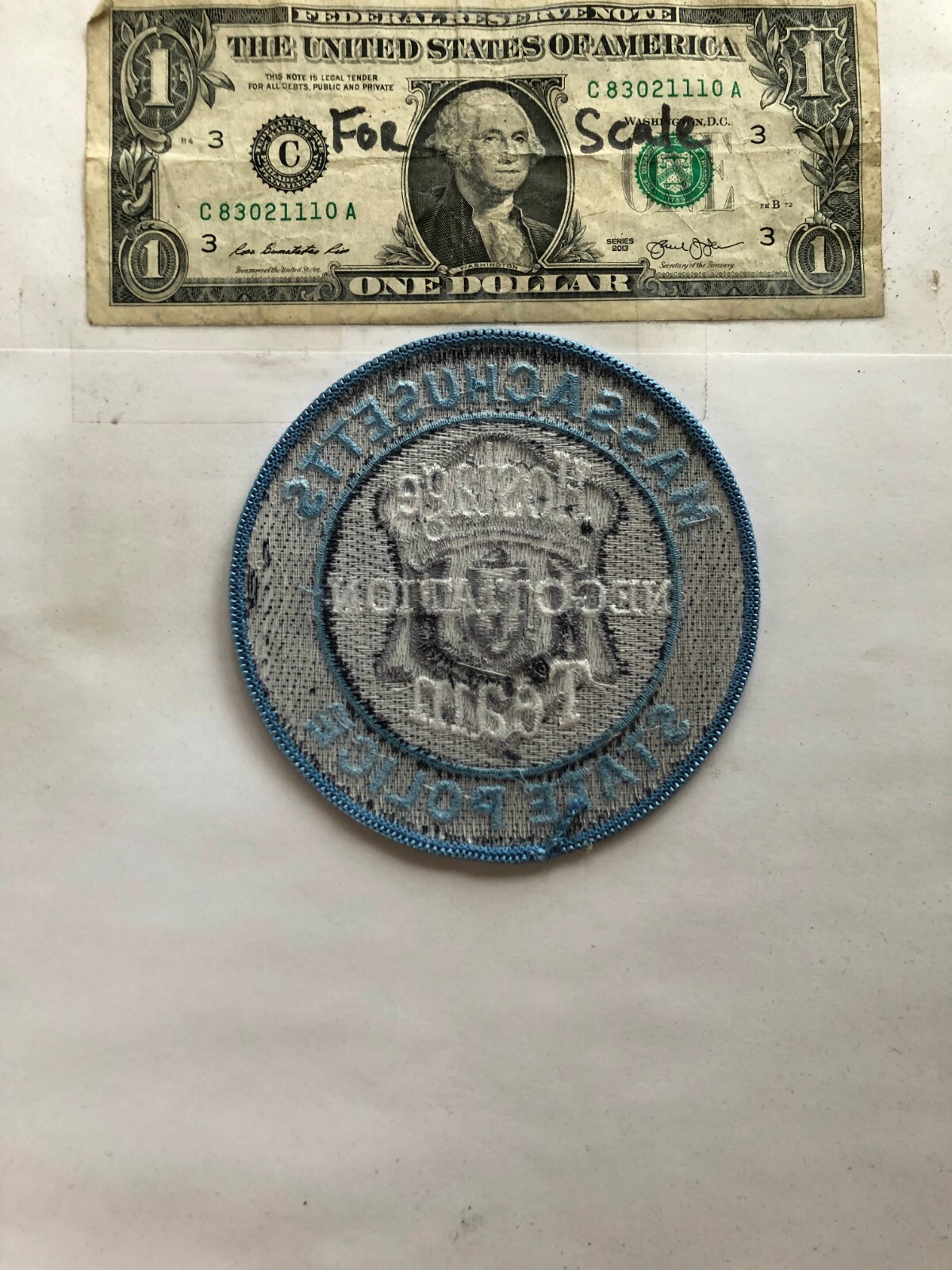 Massachusetts State Police Hostage Negotiation Team Patch Un-sewn | eBay