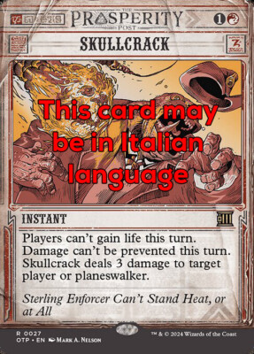 MTG SKULLCRACK 27 EXC - SPACCACRANIO - OTP IT - MAGIC | eBay