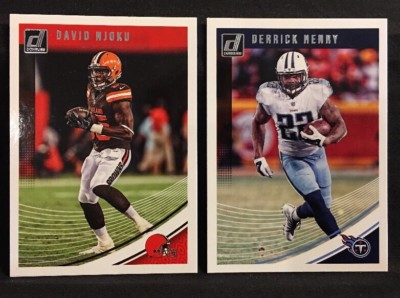 2018 Panini Donruss Football Aqueous Test Parallel Insert Cards Lot You ...
