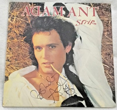 Adam Ant "Strip" Vinyl - Autographed/Signed | eBay