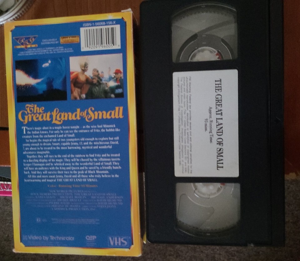 THE GREAT LAND OF SMALL (VHS) Michael Blouin/Karen Elkin/Michael ...