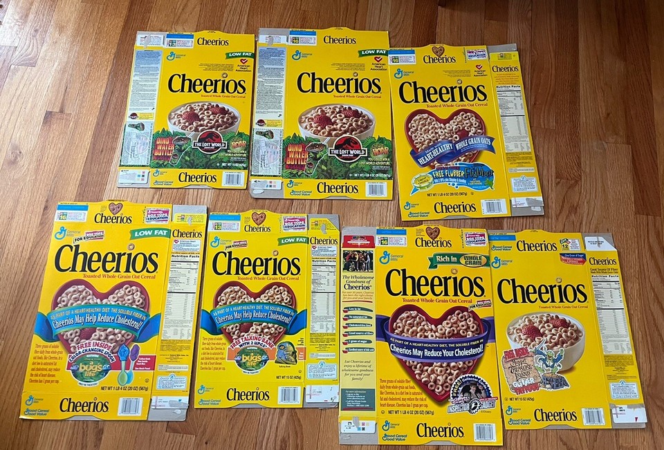 15 1990s Cheerios Cereal Boxes Disney | eBay UK