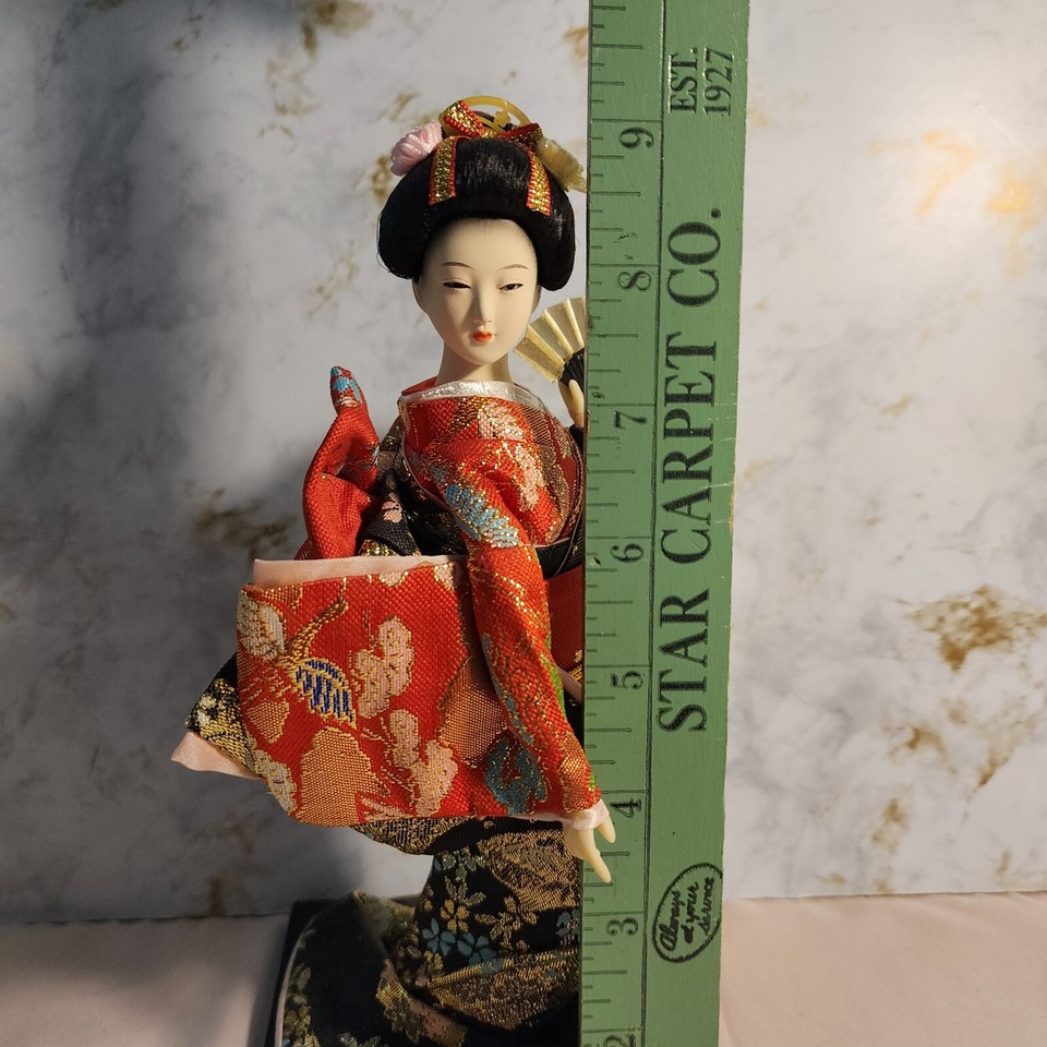 Japanese Kimono Geisha Doll Traditional Folk Craft Japan | eBay