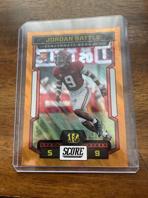 Jordan Battle - 2023 Score Rookie Card Gold - 43/565. | eBay