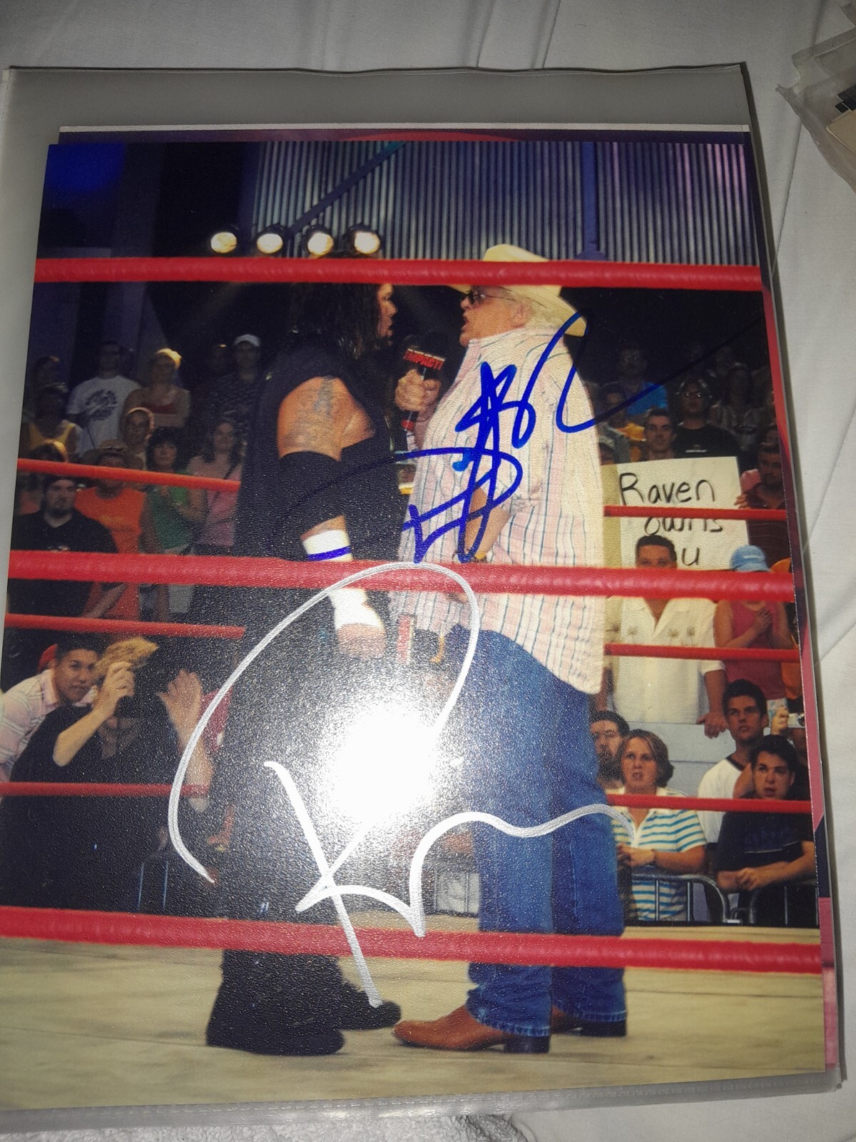 Dusty Rhodes And Raven Signed 8x10. Real Dusty Autograph Lowest Price ...