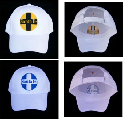 Santa Fe Railway Railroad Embroidered Cap #40-0016WV CHOOSE LOGO COLOR ...