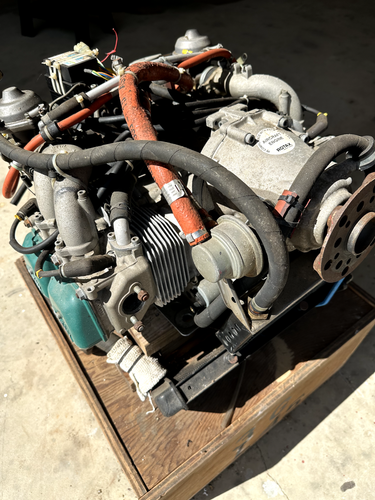 Rotax 912 ULS Engine with Gearbox, Exhaust, 485 hours TTSNEW Serial ...