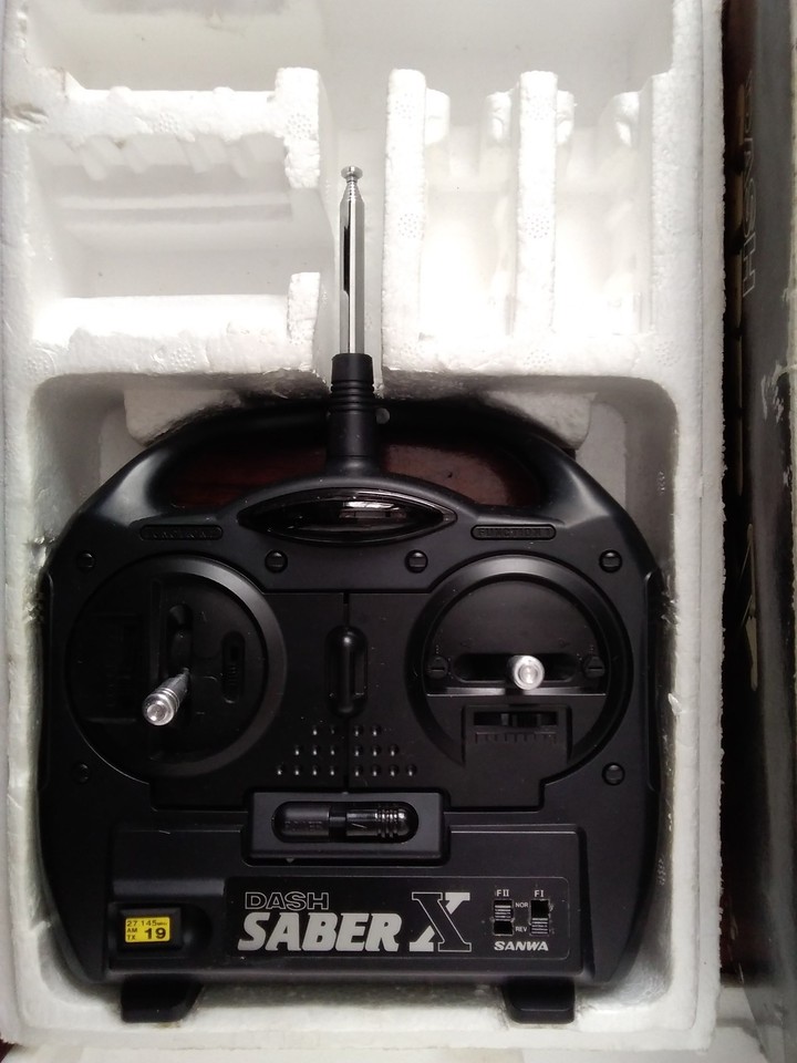 Sanwa Dash Saber X Ergonomic Conception Boxed RC Controller/Transmitter ...