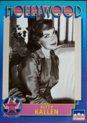 KITTY KALLEN -- 1991 Starline Hollywood Walk of Fame -- Vintage Singer ...