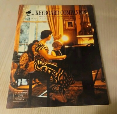Vintage 1991 Spring, Keyboard Companion, A Practical Magazine On Piano ...