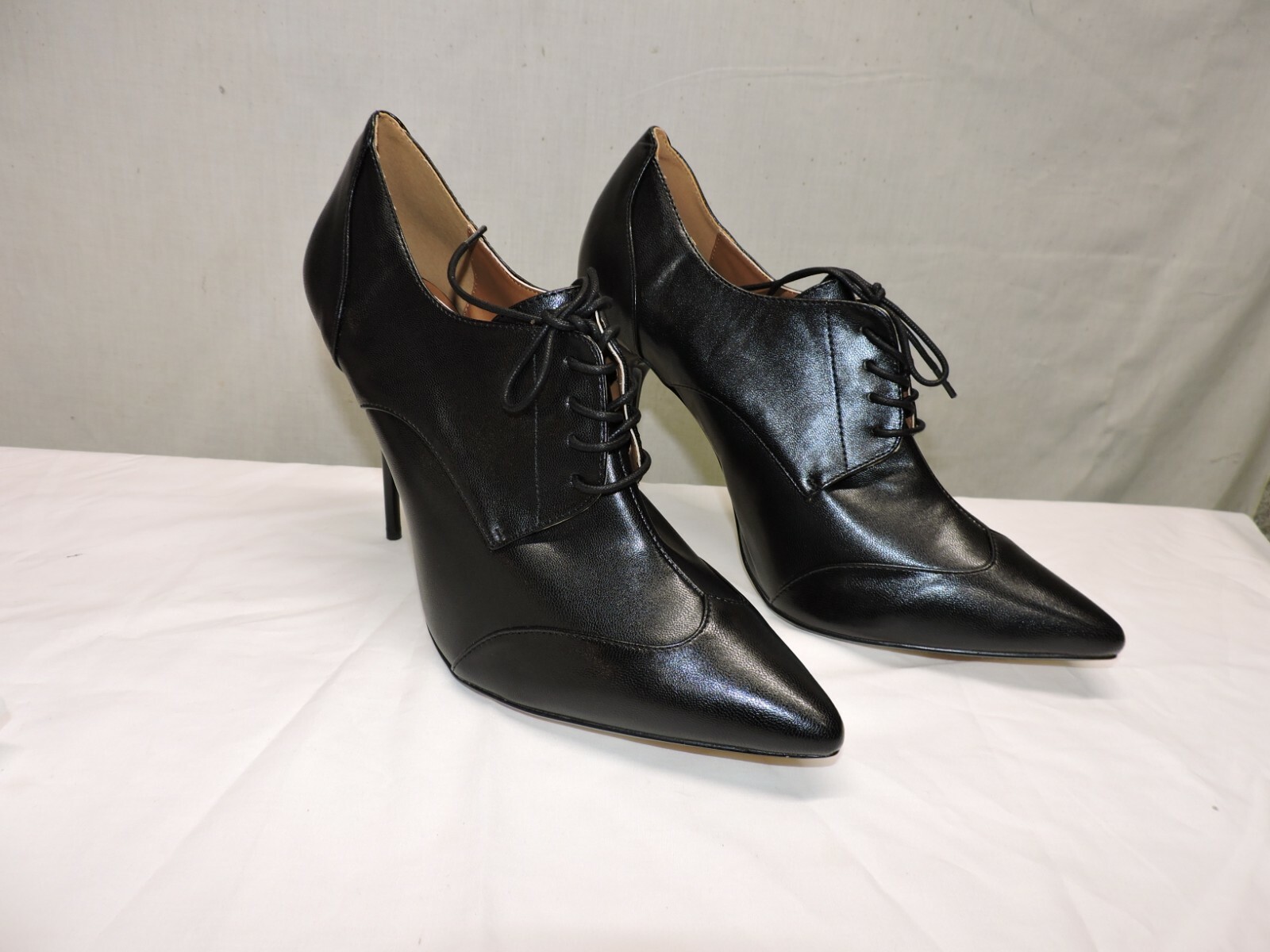 Hey Si Mey Unisex Oxford High heel dress shoes. Size 47. 13 Mens or 14. ...