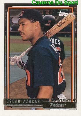 112 OSCAR AZOCAR VENEZUELA SAN DIEGO PADRES TOPPS GOLD WINNER BASEBALL ...