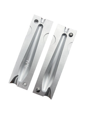 Lead fishing weight molds Torpedo 140 g. 4,93 oz fishing aluminum mold ...