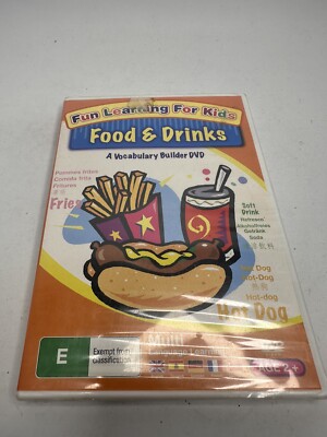 Fun Learning for Kids Foods & Drinks - A Vocabulary Builder DVD | eBay ...