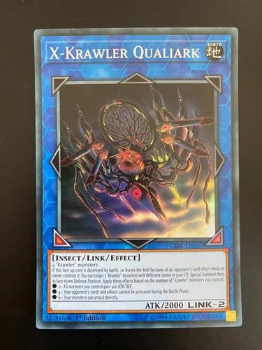 Yugioh X-Krawler Qualiark CIBR-EN050 Super Rare 1st Edition VLP | eBay