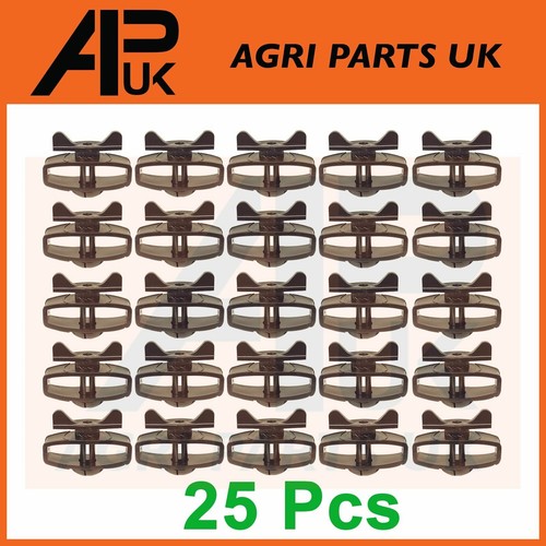 25 Poly Tape Hot Wire Rope Inline Line Electric Fence Ratchet Tensioner ...