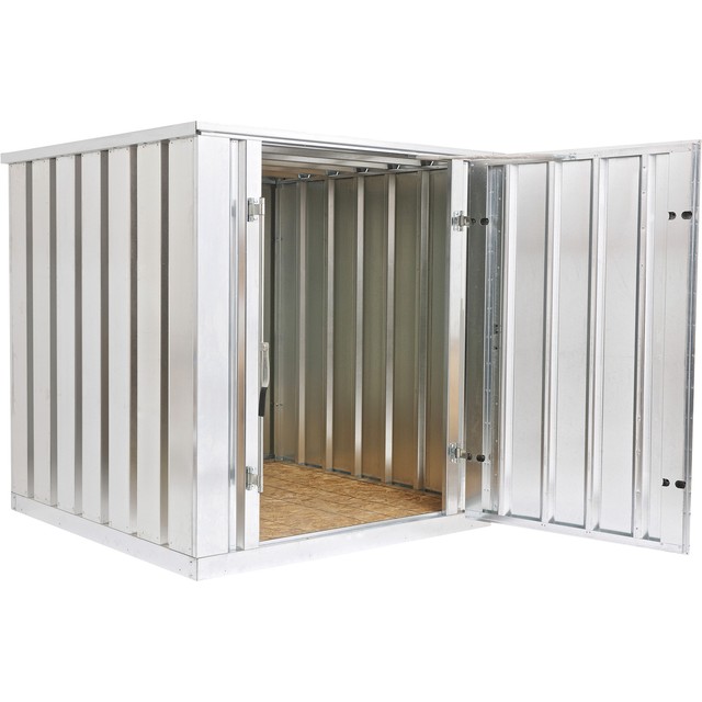 West 3303056 Galvanized Storage Building Container Kit - 2000 lbs for ...