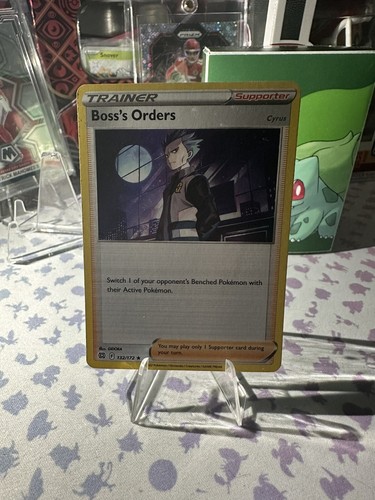 Pokémon TCG Boss's Orders (Cyrus) Brilliant Stars 132/172 Holo Holo ...