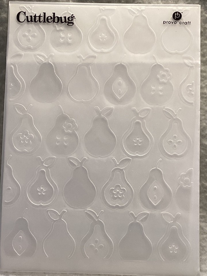 4 Cuttlebug Provo Craft 3D Embossing Folder Lot - 5”x7” - See photos ...