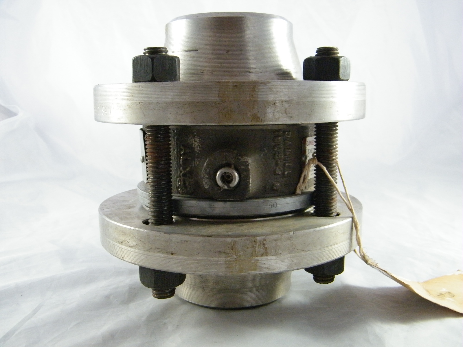 DANIEL CHEXTER 2.5" S/S CHECK VALVE W/ FLANGES STUDS AND NUTS PART ...