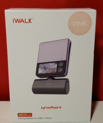 iWALK Small Portable Charger 4500mAh Ultra-Compact Power Bank Battery ...