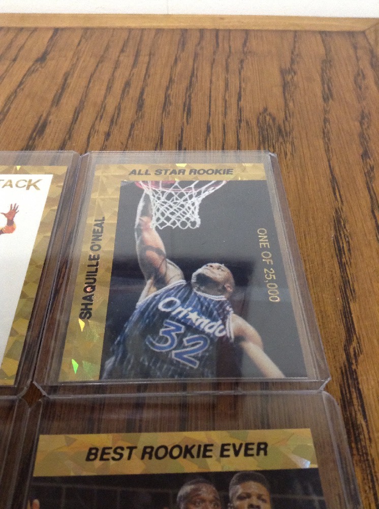 Shaq Attack Promo Insert SET Shaquille O'Neal LSU Magic Heat Lakers 1 ...