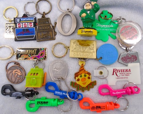 Vintage Lot of 21 Las Vegas/Reno +++ Key Chains #2 Riviera-Showboat ...